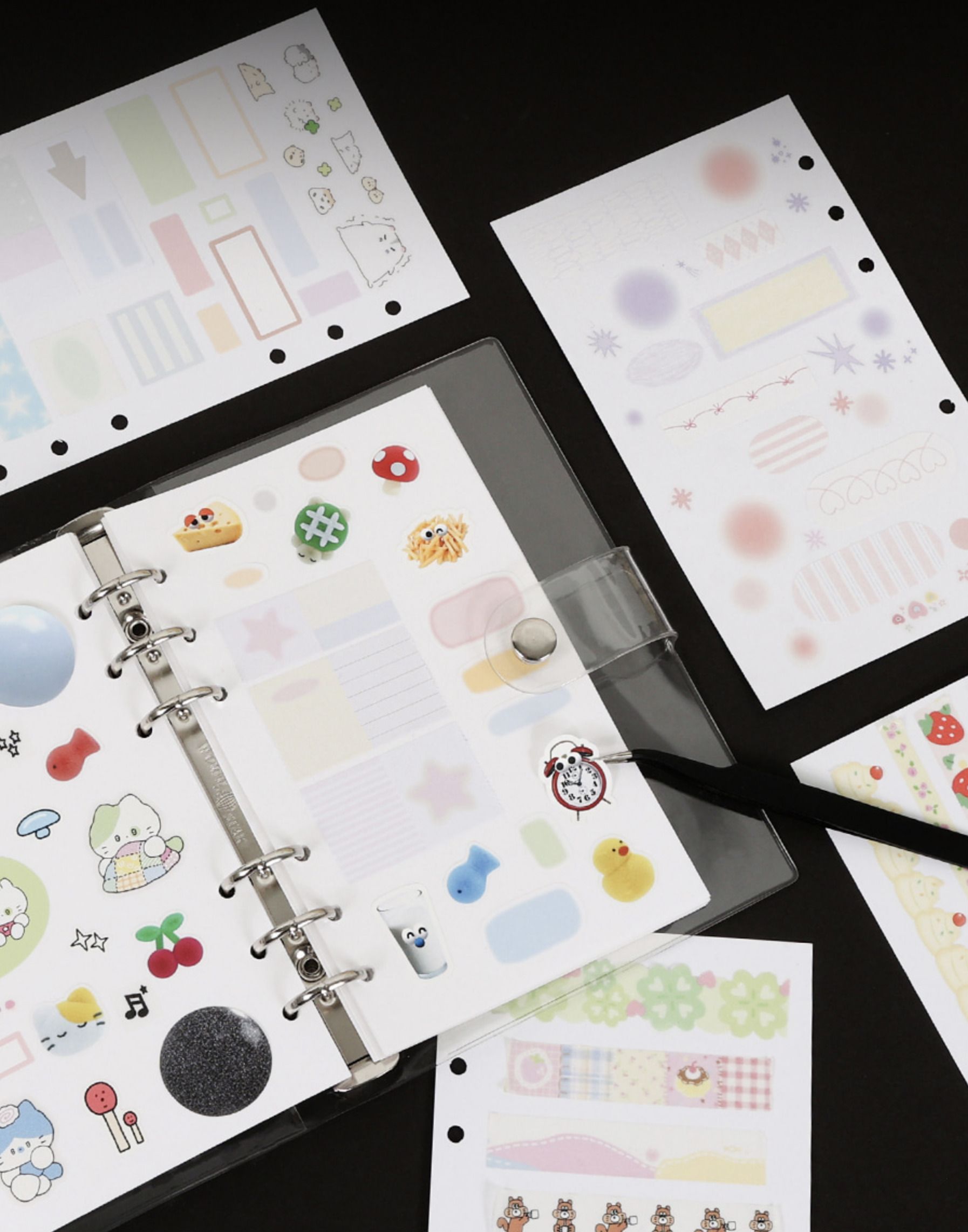 MochiThings: Bulk Sticker Book 6 Ring A6 Refill