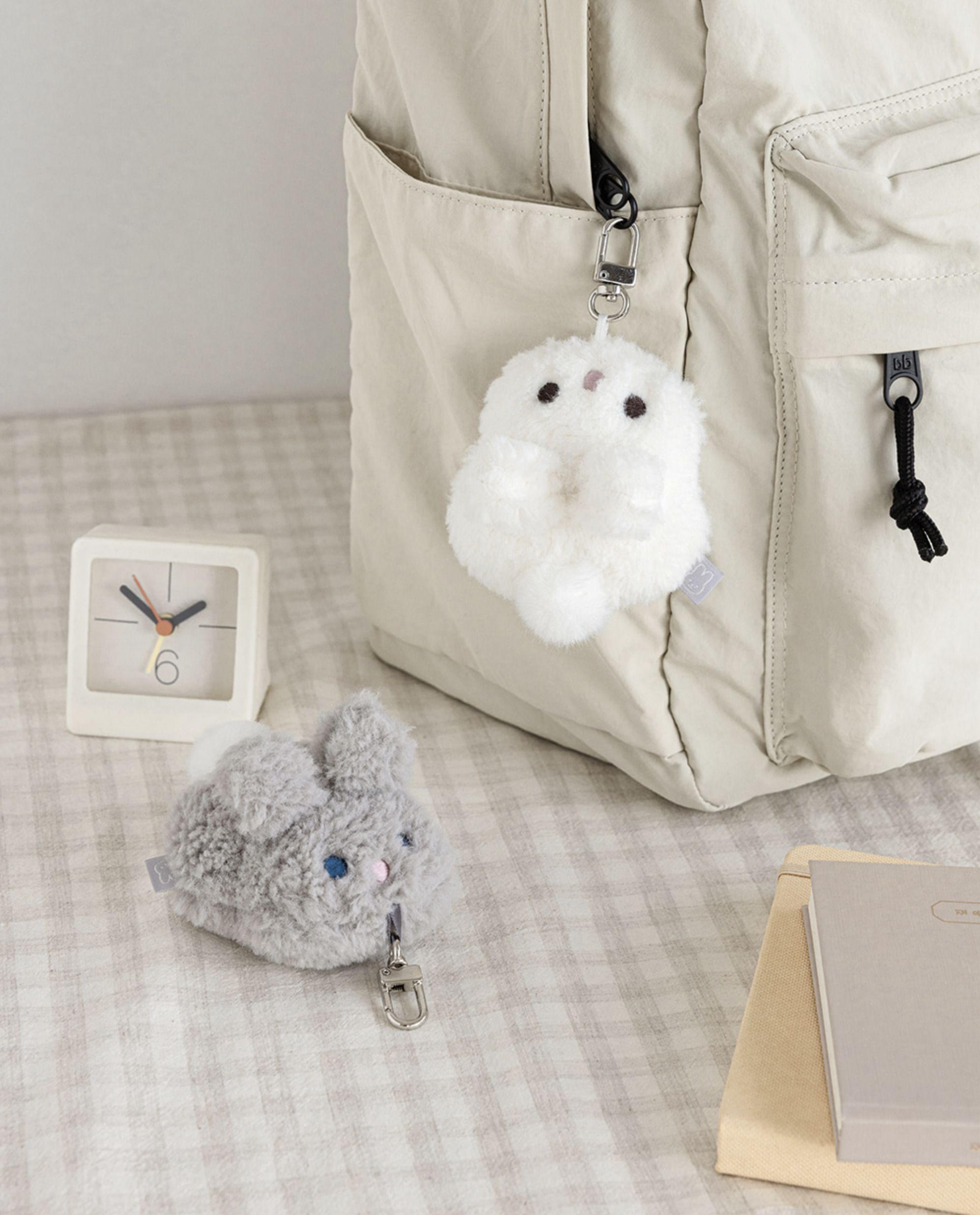 MochiThings: Piyo Bunny Fluffy Key Ring