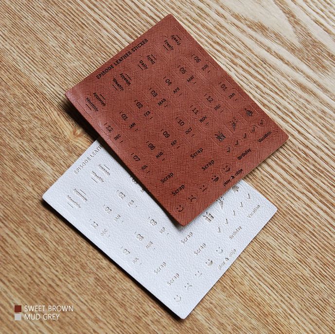 MochiThings: Leather Index Sticker v3