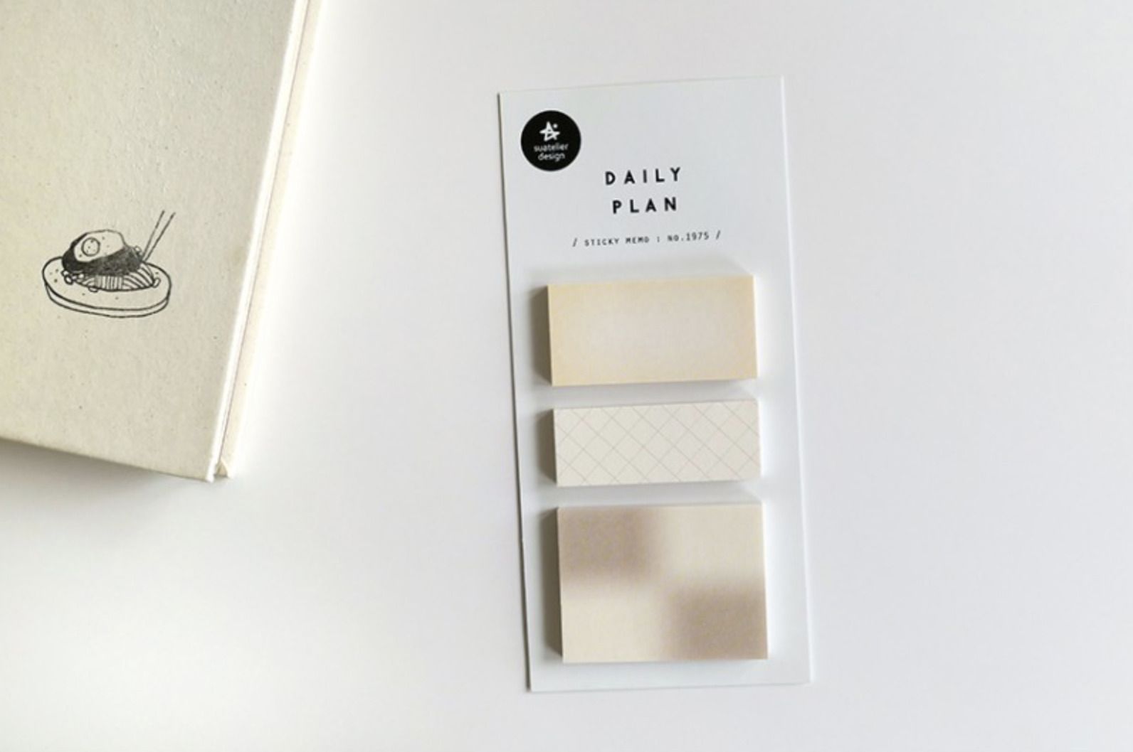 MochiThings: Pastel Calm Grid Sticky Note