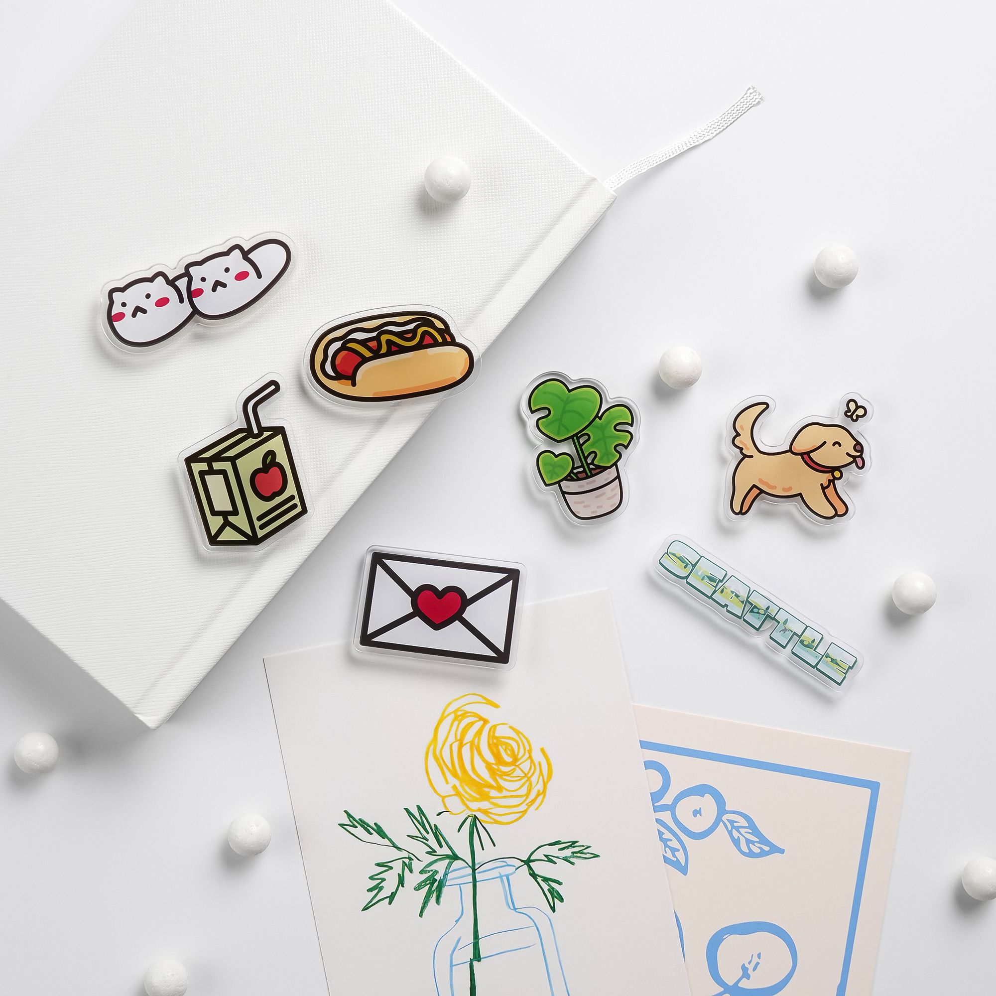 MochiThings: Stationery Acrylic Magnet