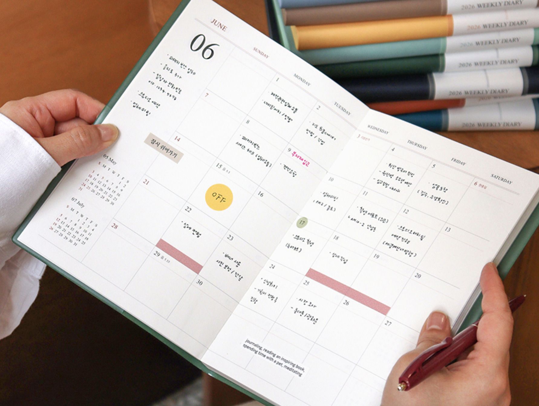 MochiThings: 2026 Official Weekly Scheduler