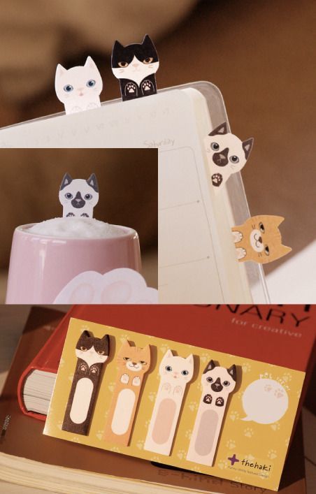 MochiThings: Kitty Sticky Note Collection
