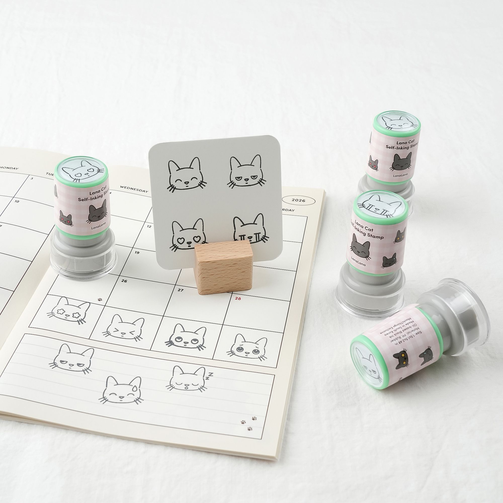 MochiThings: Lana Cat Self-inking Stamp