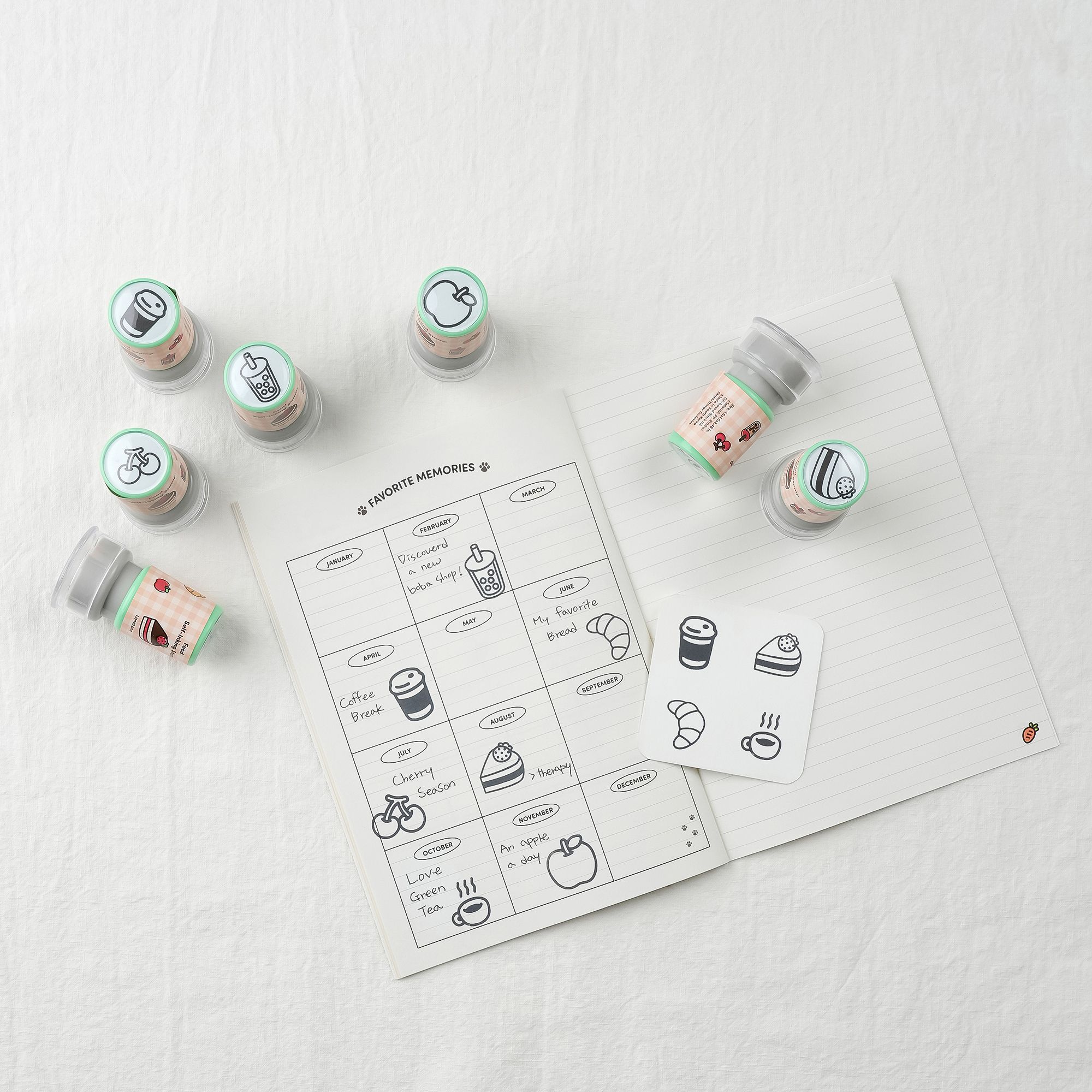 MochiThings: Food Self-inking Stamp