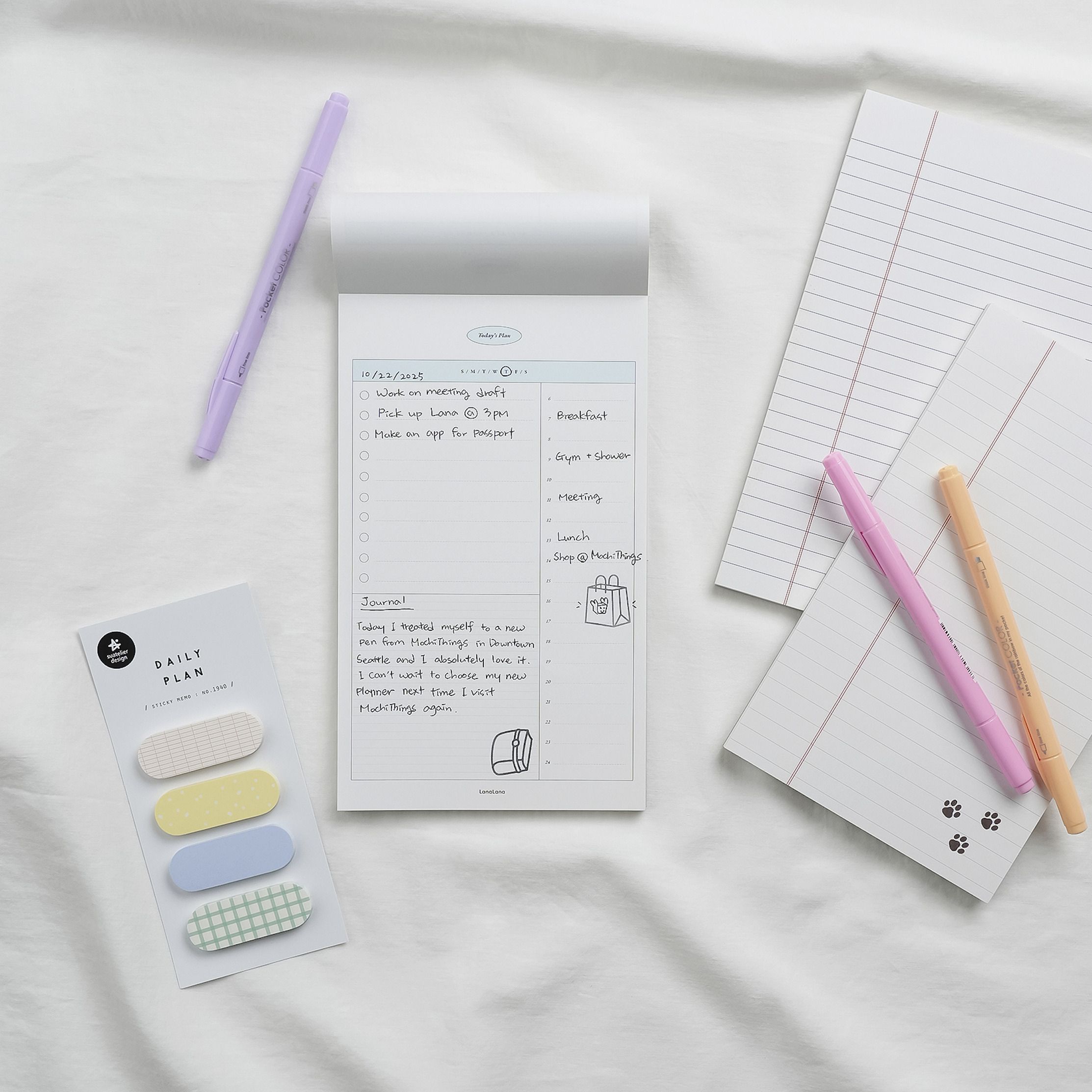 MochiThings: MYO Today Planning Notepad