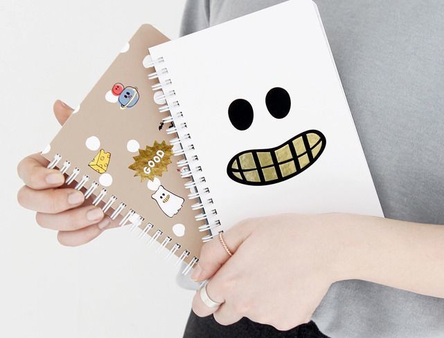MochiThings: Medium Ghost Pop Notebook
