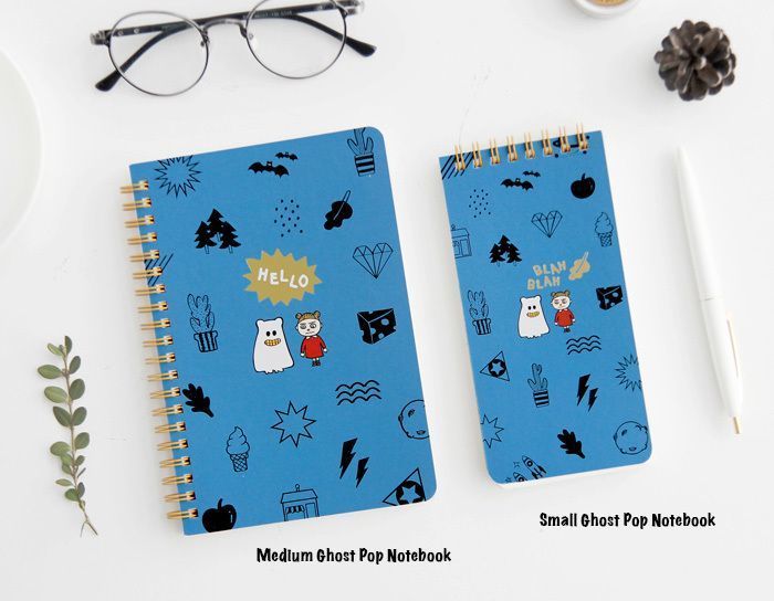 MochiThings: Medium Ghost Pop Notebook