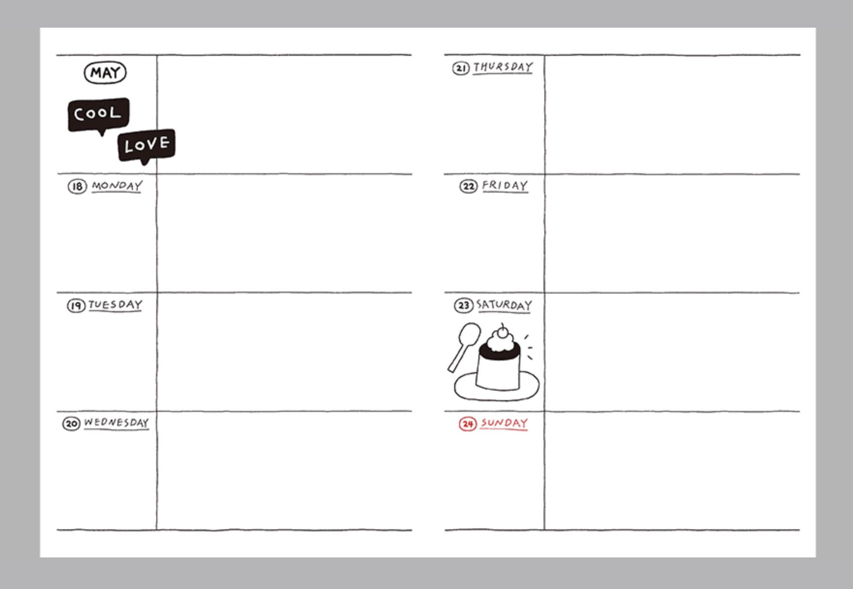 MochiThings: 2026 Doodle Diary Planner