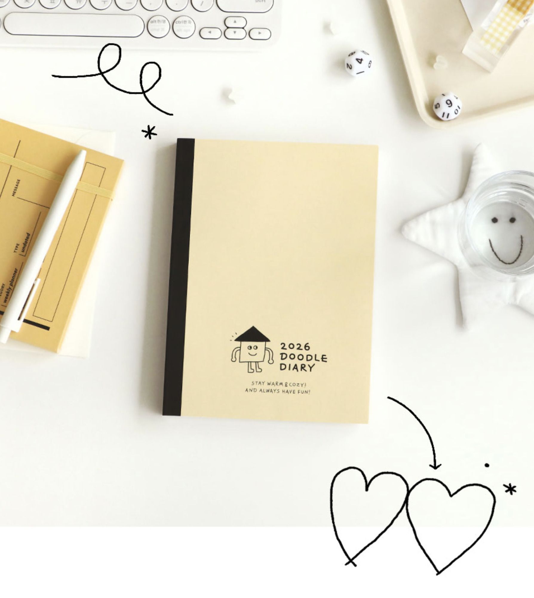 MochiThings: 2026 Doodle Diary Planner