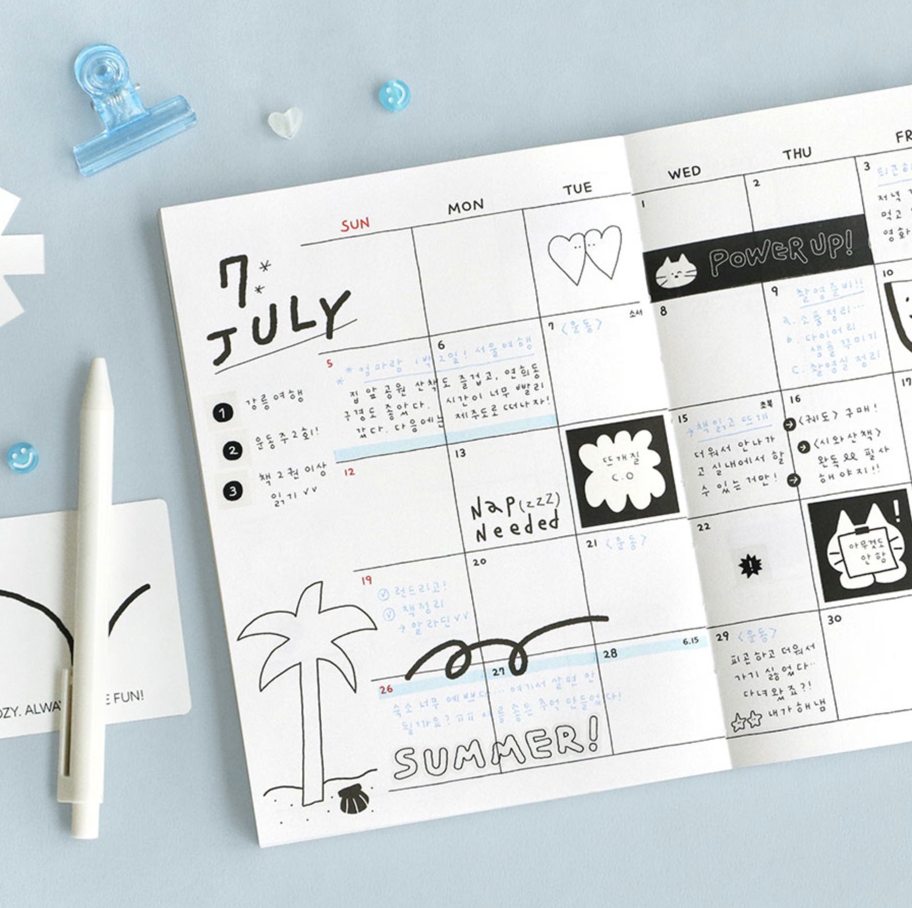 MochiThings: 2026 Doodle Diary Planner
