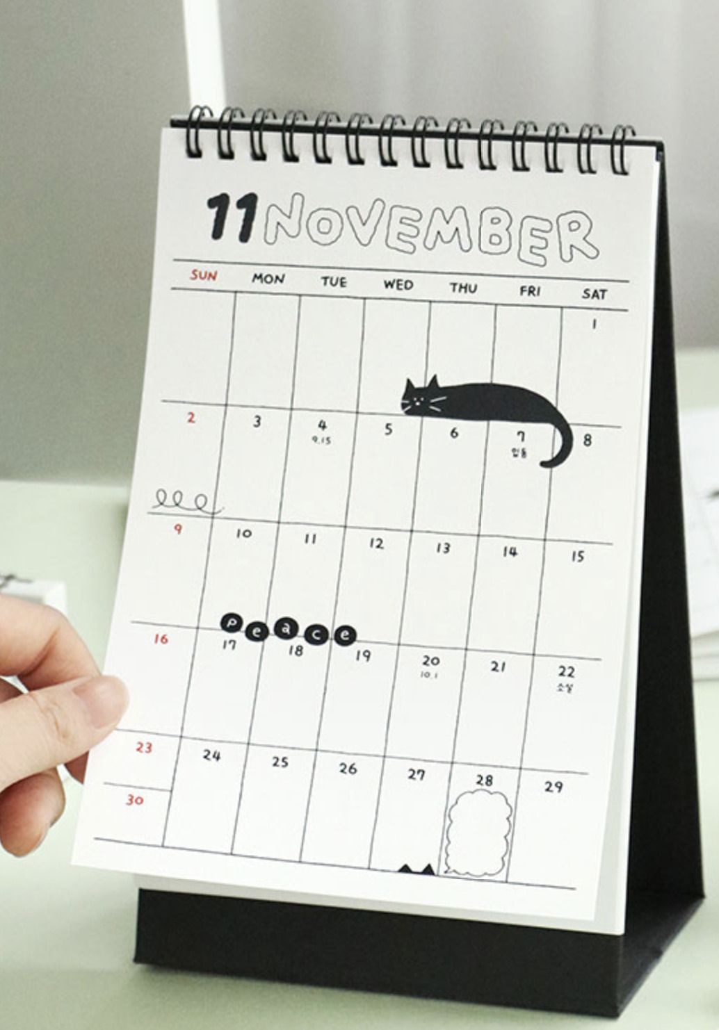 MochiThings: 2026 Doodle Desk Calendar