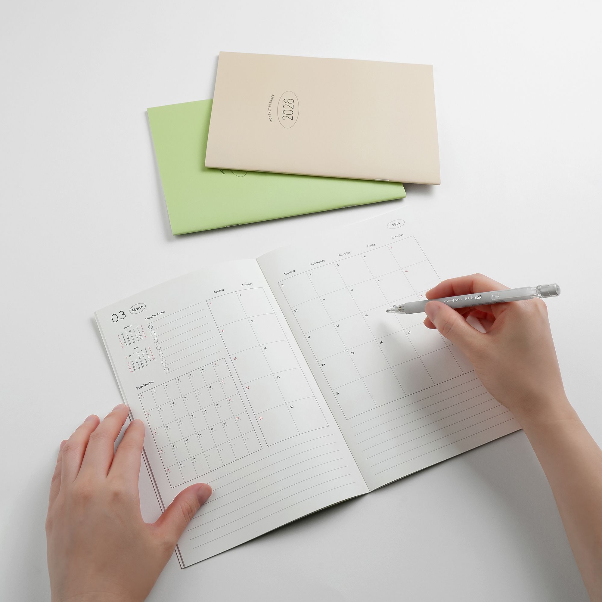 MochiThings: 2026 Basic Monthly Planner