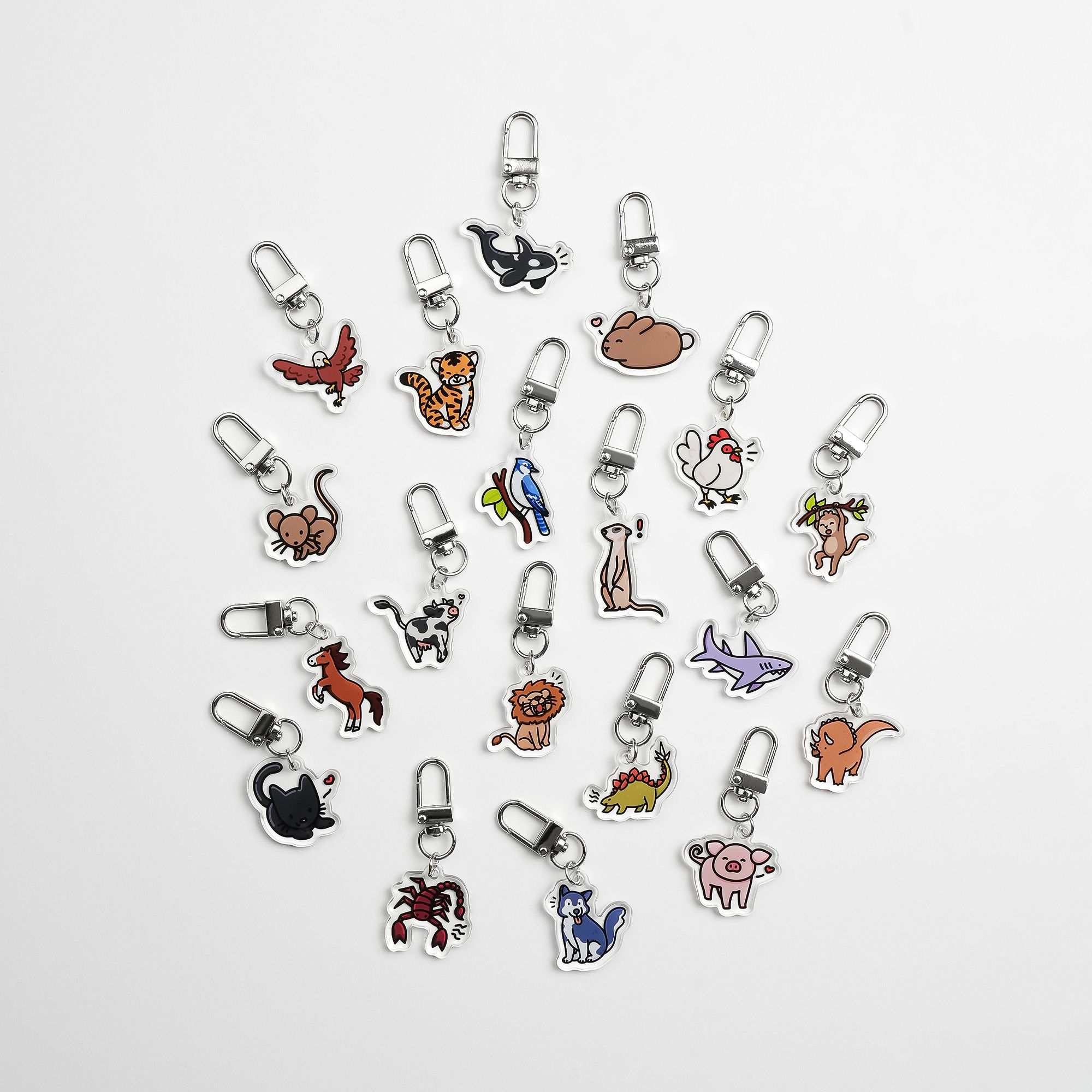 MochiThings: Animal Acrylic Key Ring v2