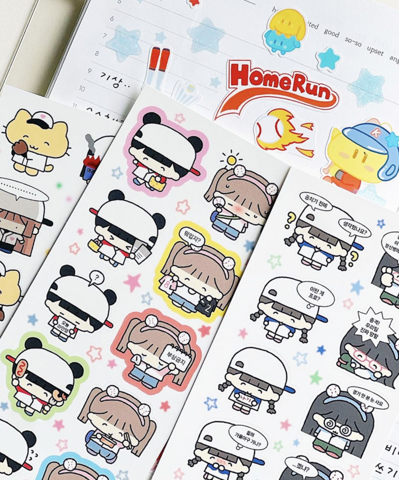 MochiThings: Kawaii Baseball Girls Sticker