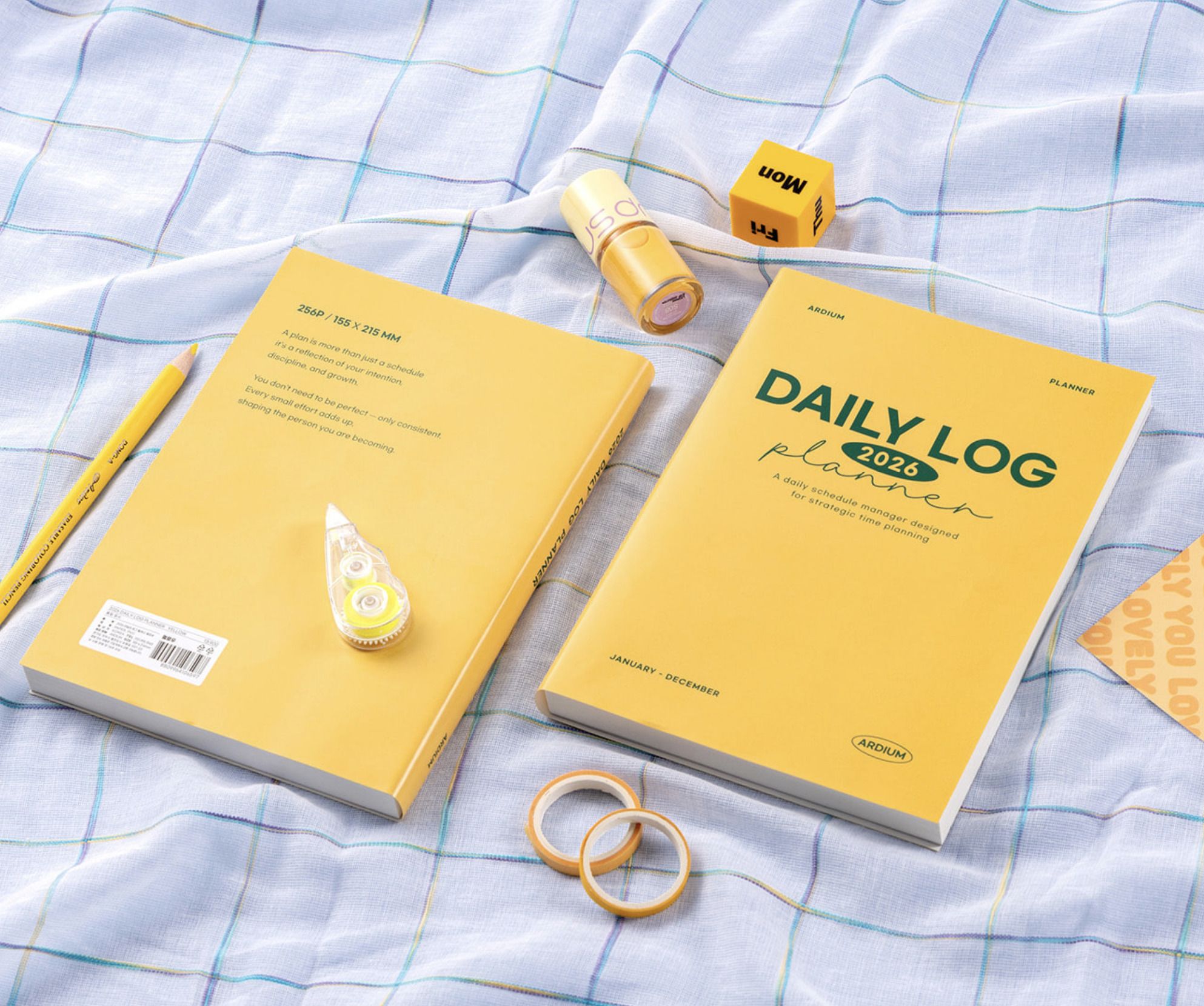 MochiThings: 2026 Daily Log Time Planner