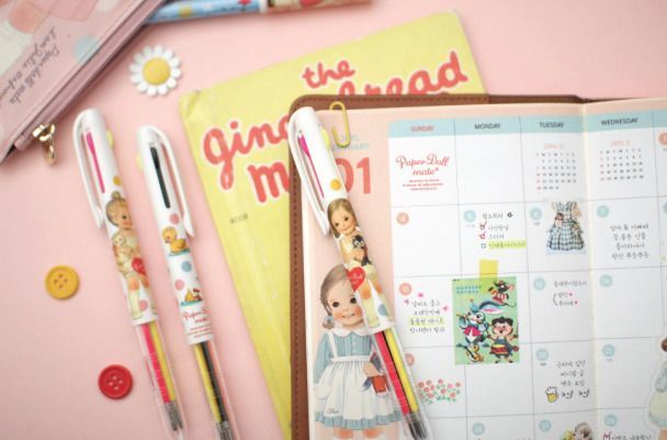 MochiThings: Paper Doll 3 Color Pen