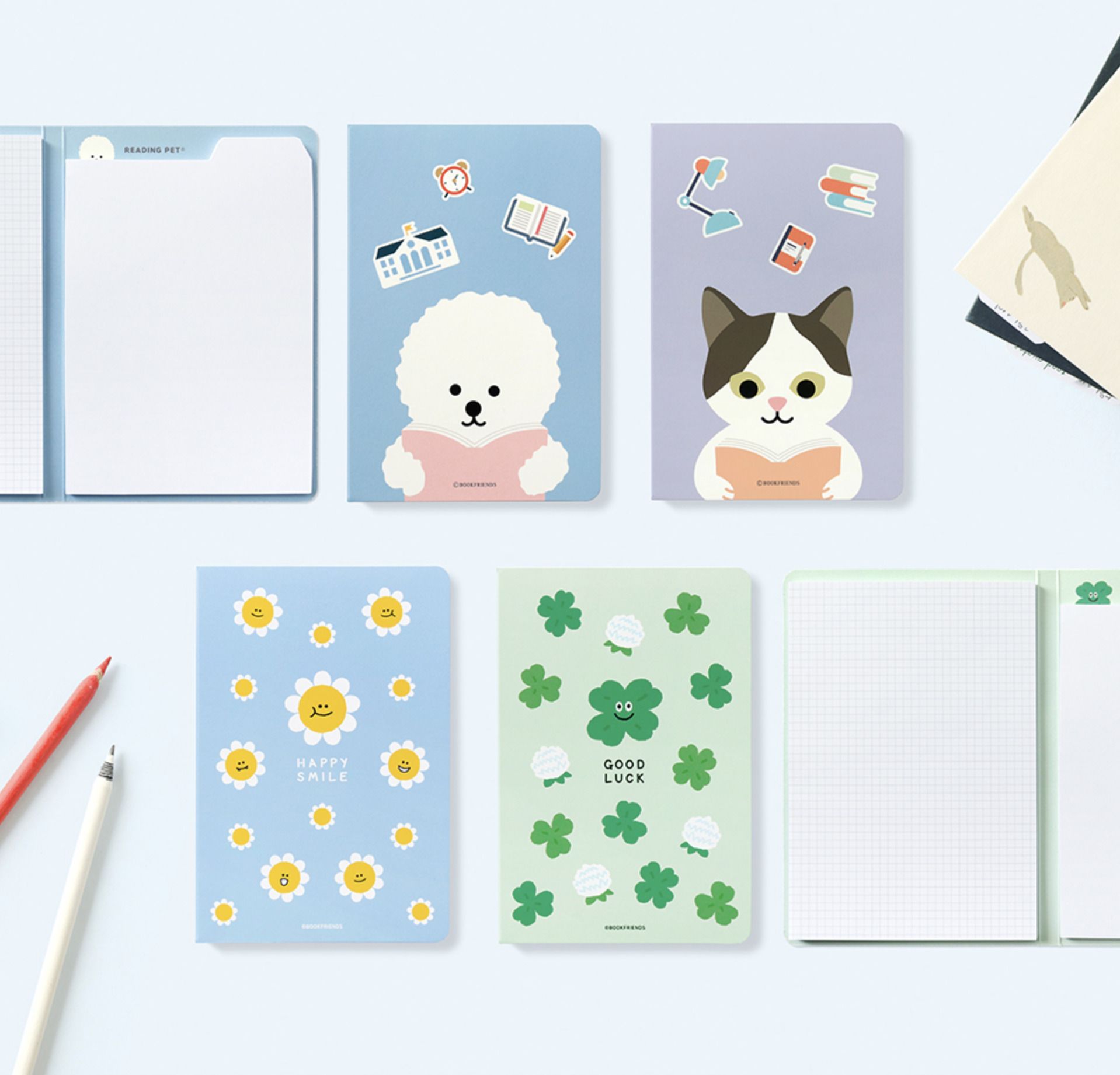 MochiThings: Smile Dual Index Sticky Book