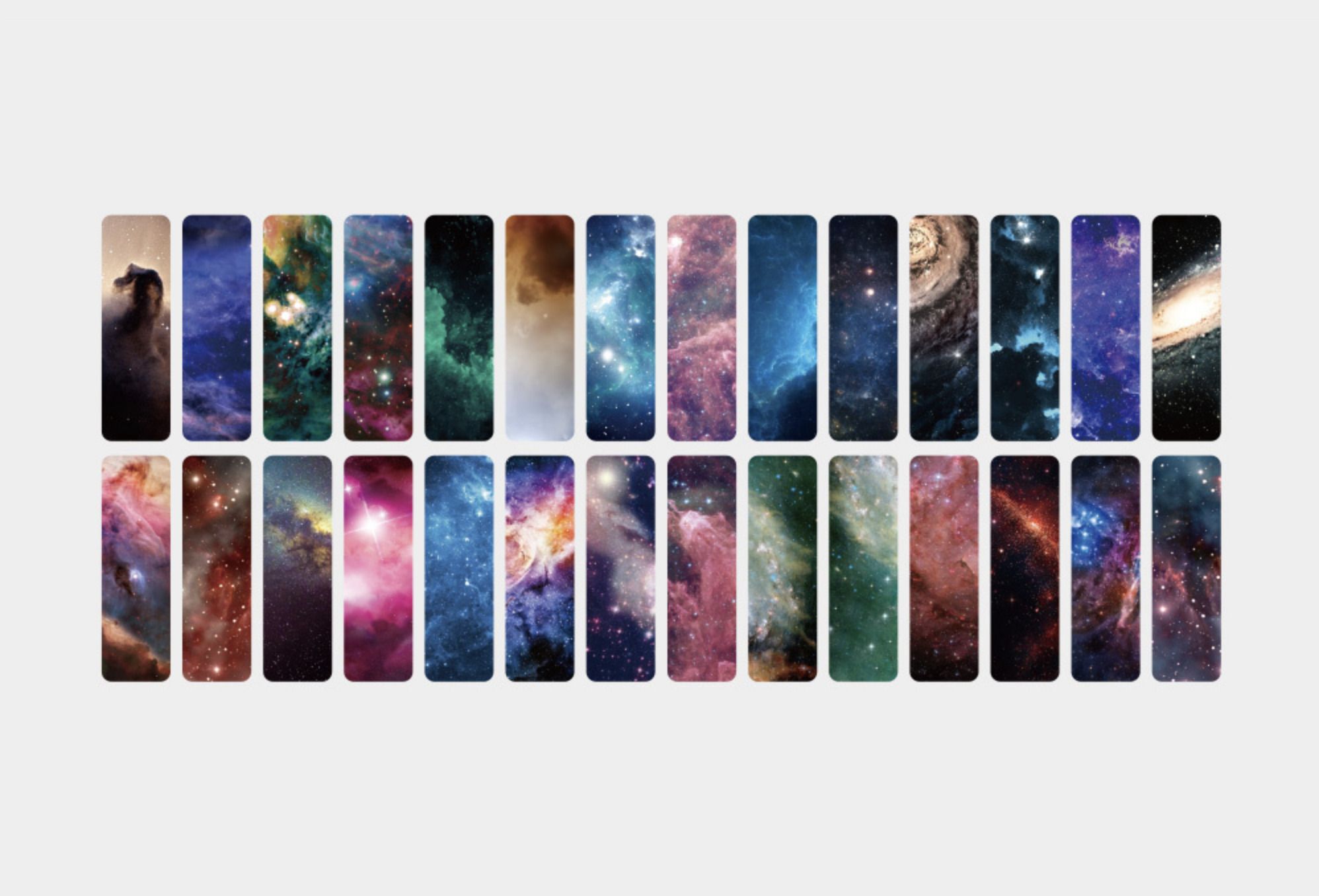 MochiThings: 28pcs Space Bookmark Set