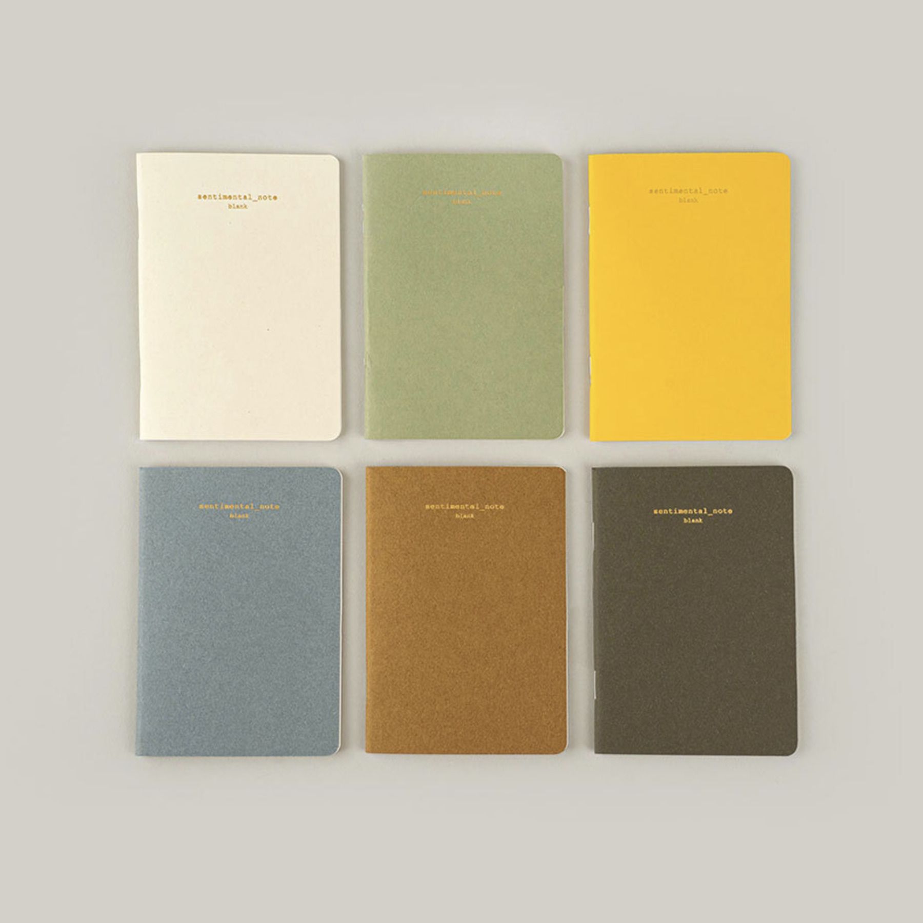 MochiThings: Sentimental Mini Plain Notebook