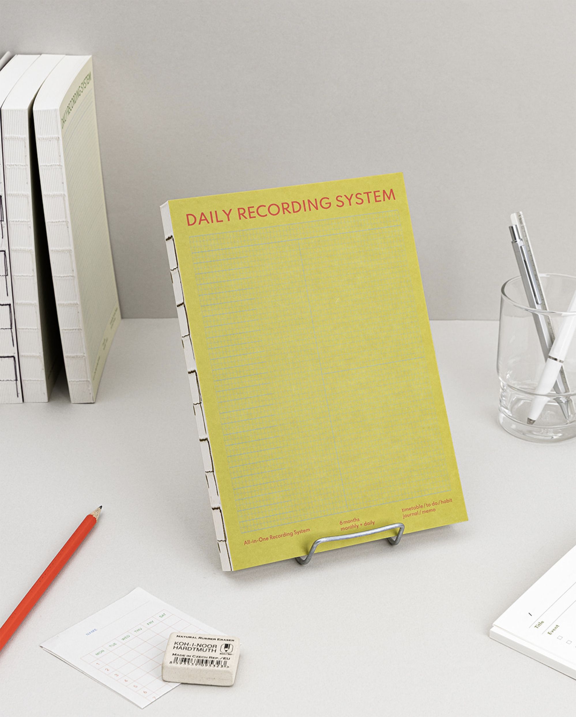 MochiThings: 6 Month Daily Recording System Planner