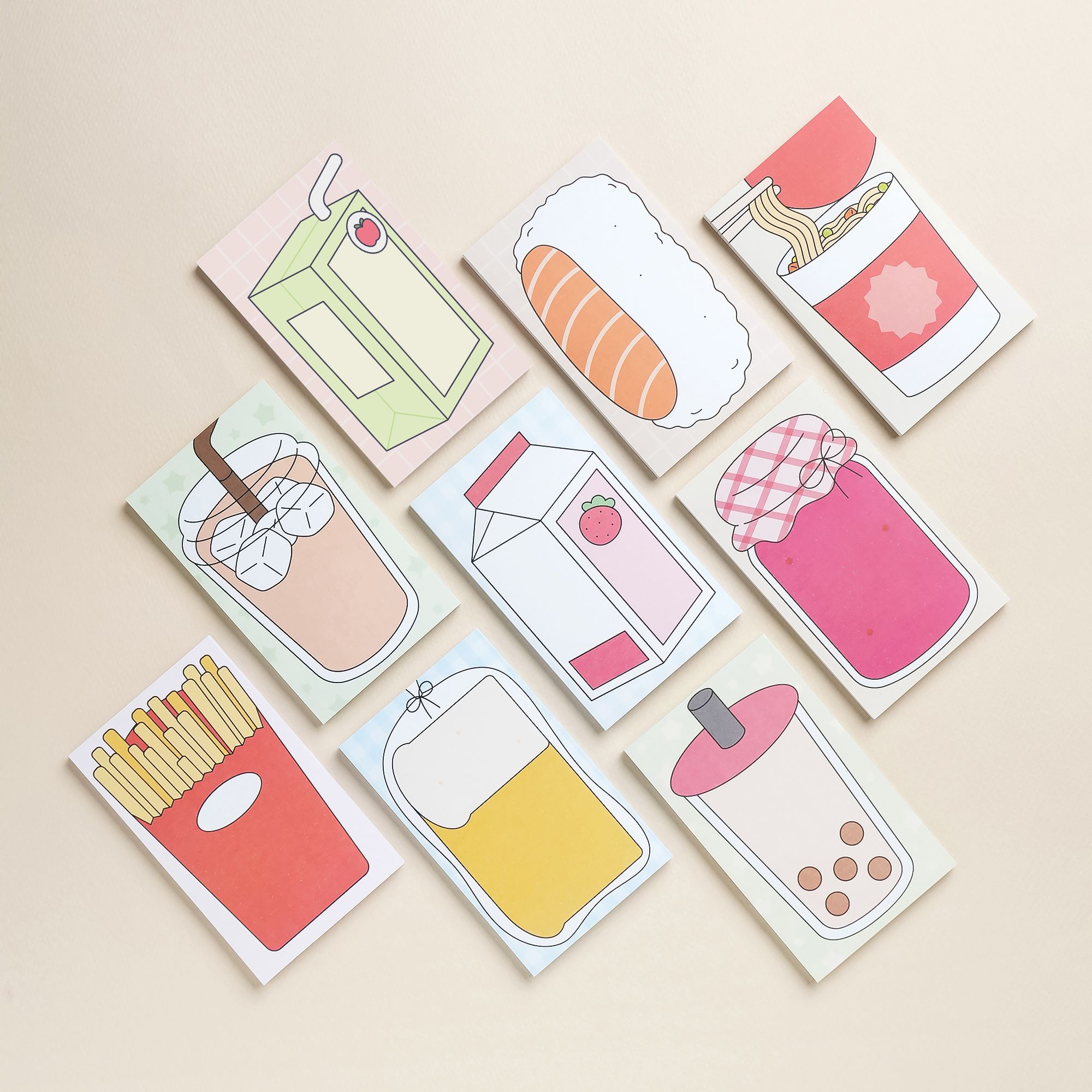 MochiThings: Food Sticky Notes
