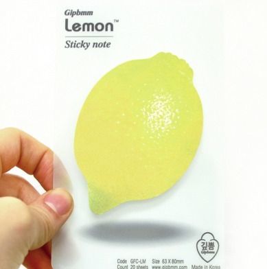 MochiThings: Lemon Sticky Note