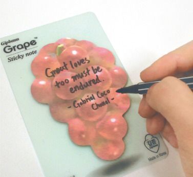 MochiThings: Red Grape Sticky Note