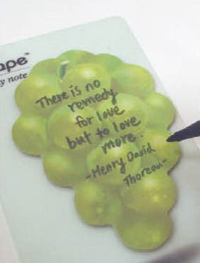 MochiThings: Green Grape Sticky Note