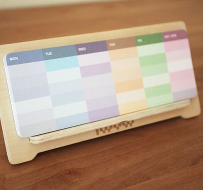 MochiThings: Mini Weekly Schedule Sticky Note v1