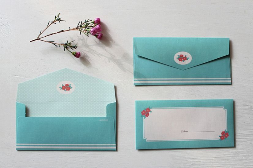 MochiThings: Retro Pattern Envelope