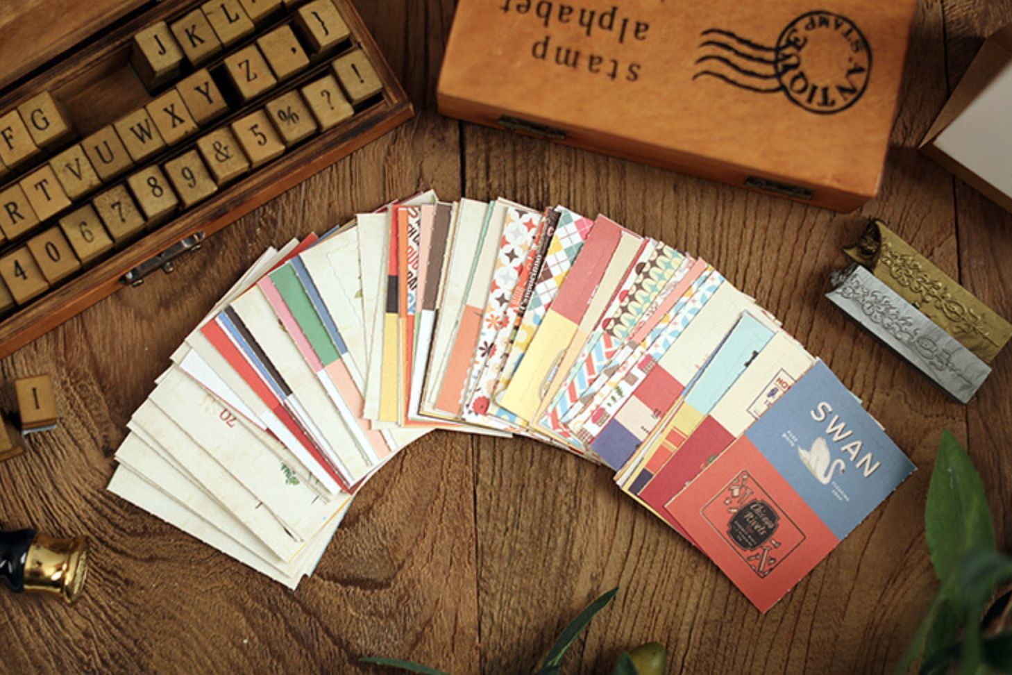 MochiThings: Blue Tin Stamp Sticker Set