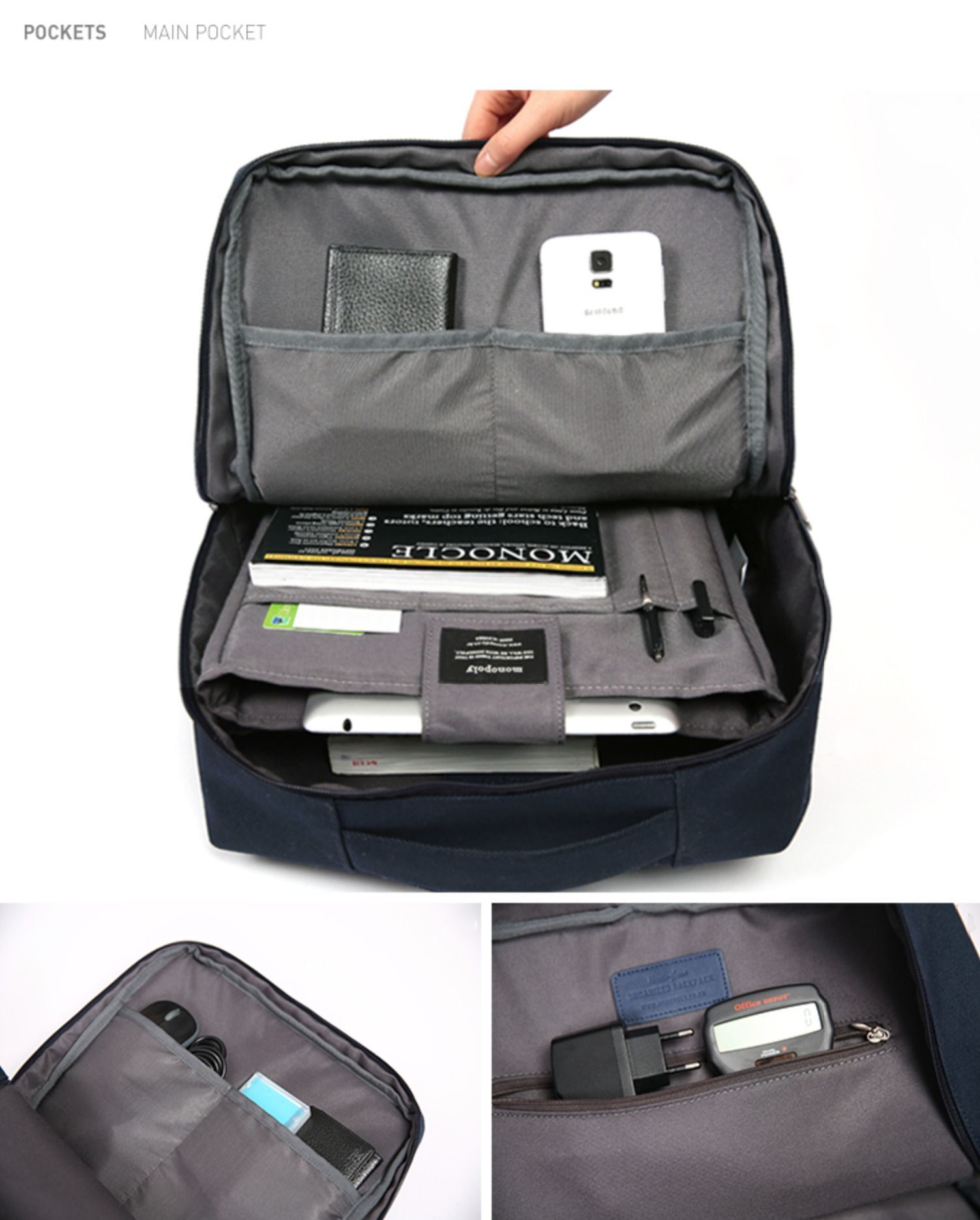 MochiThings: Herringbone Organized Backpack