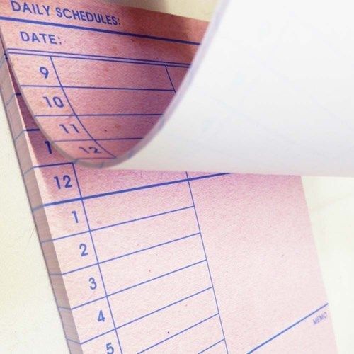 MochiThings: Pink Daily Schedule Notepad
