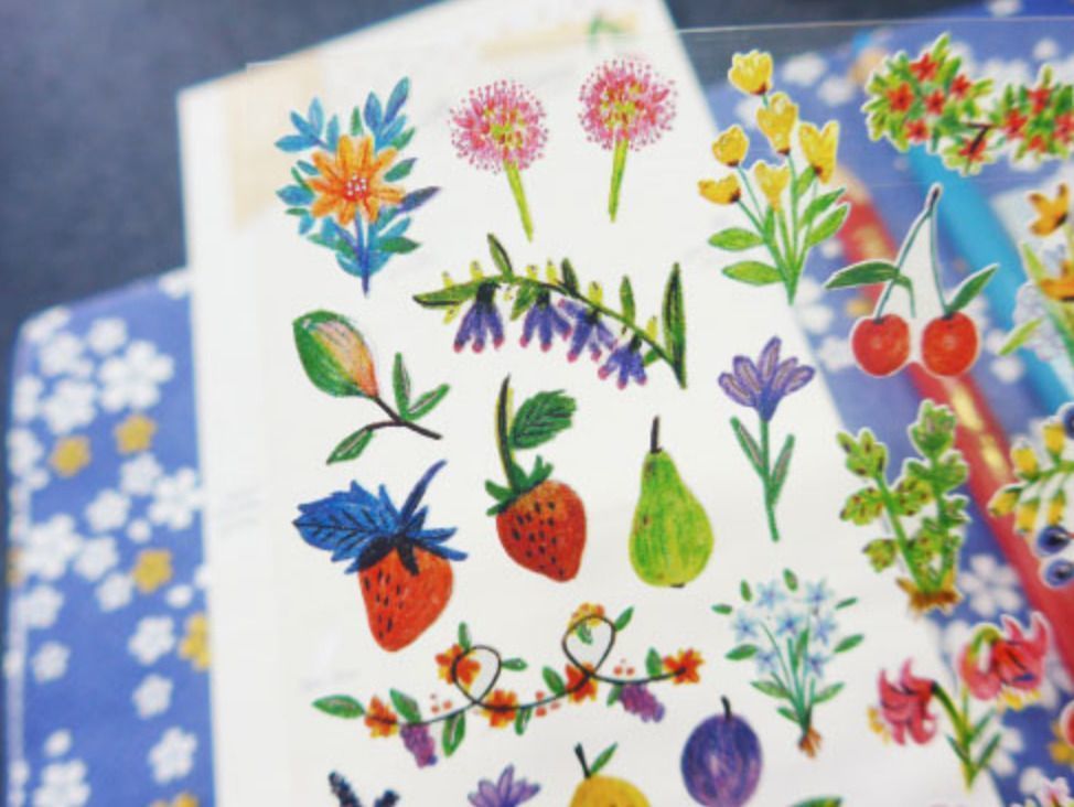MochiThings: Love Flower Deco Sticker