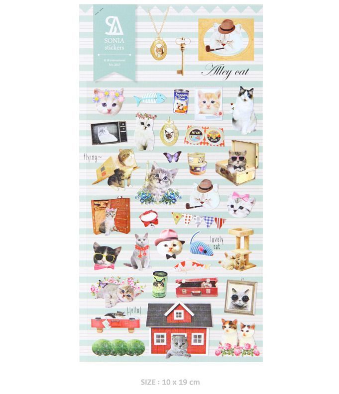 MochiThings: Alley Cat Deco Sticker