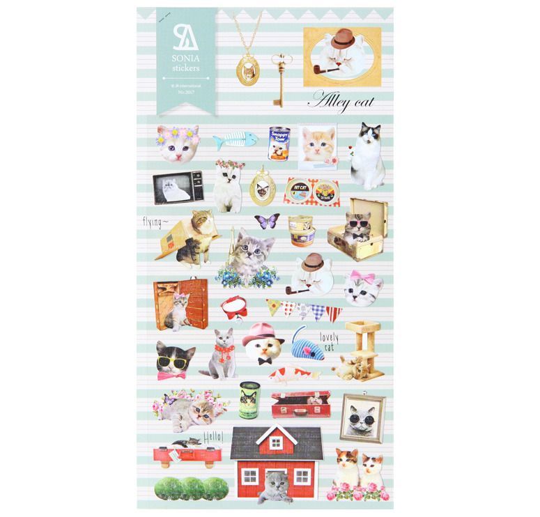MochiThings: Alley Cat Deco Sticker