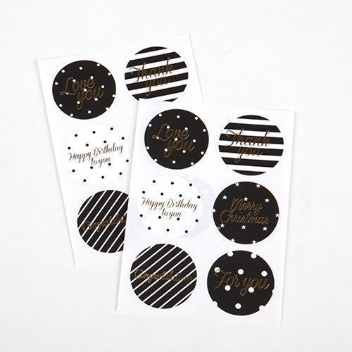 MochiThings: Round Message Sticker vol. 3