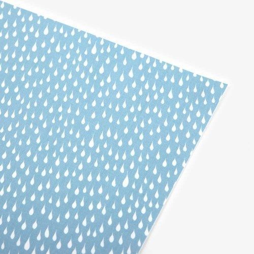 MochiThings: Water Drop A4 Fabric Sticker