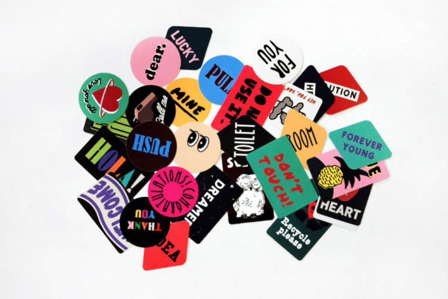 MochiThings: Message Sticker Pack + Pouch Set