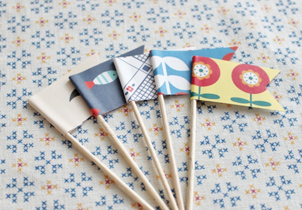 MochiThings: 8pcs Northern Europe Deco Paper Set