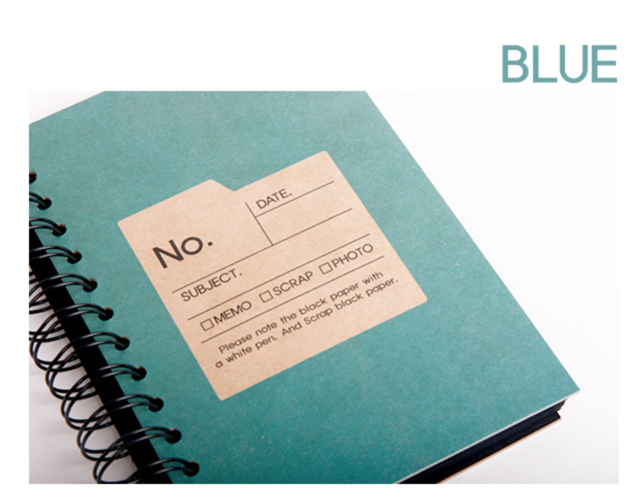 MochiThings: Mini Folder Black Notebook