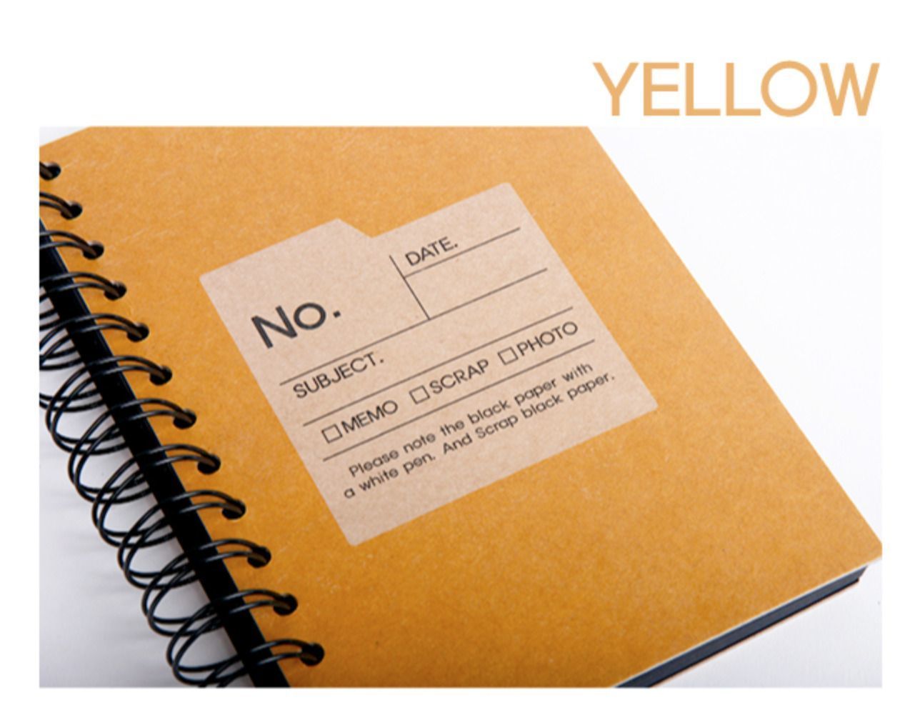 MochiThings: Mini Folder Black Notebook