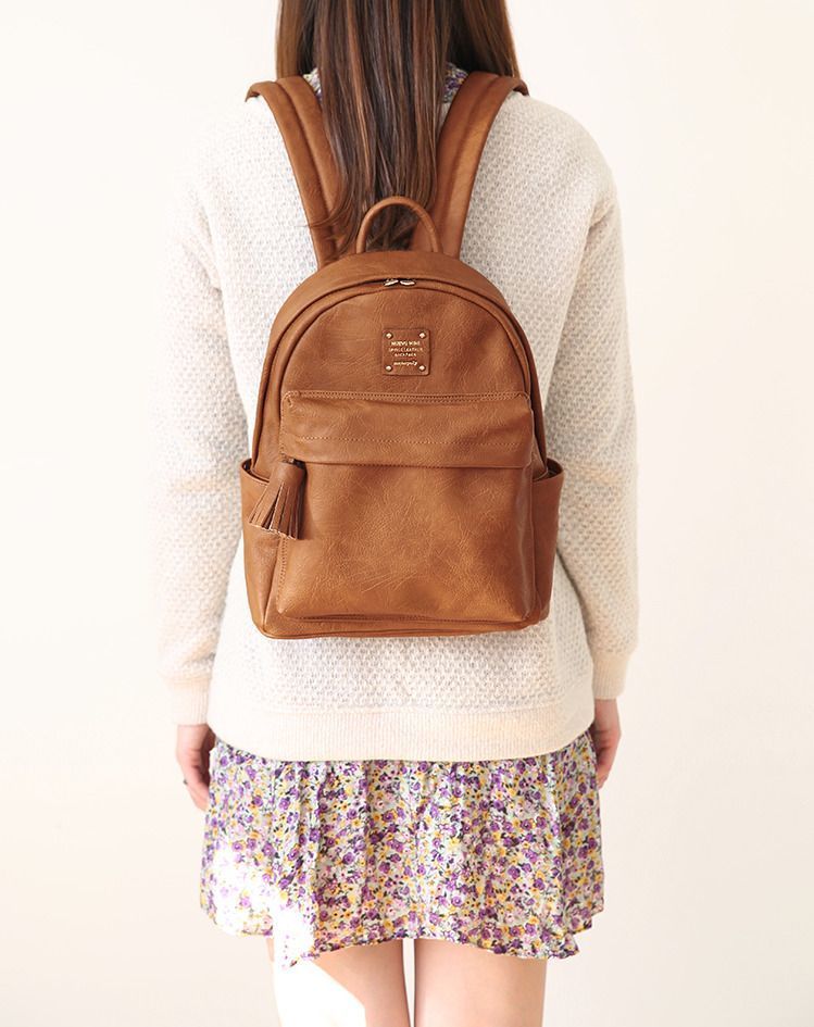 MochiThings: Nuevo Mini Office Leather Backpack