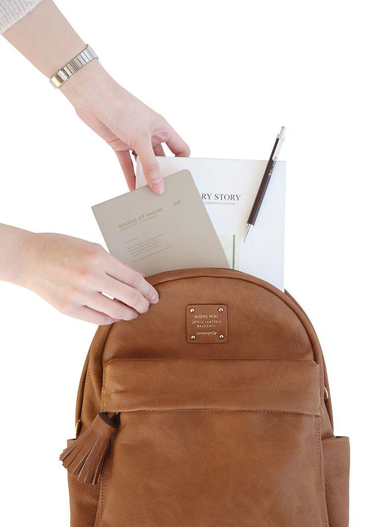 MochiThings: Nuevo Mini Office Leather Backpack