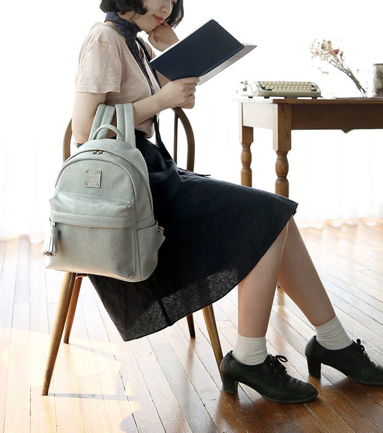 MochiThings: Nuevo Mini Office Leather Backpack