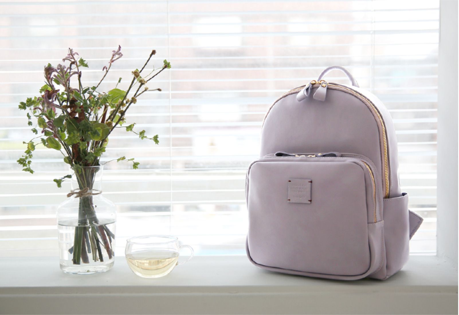 MochiThings: Square Mini Office Leather Backpack