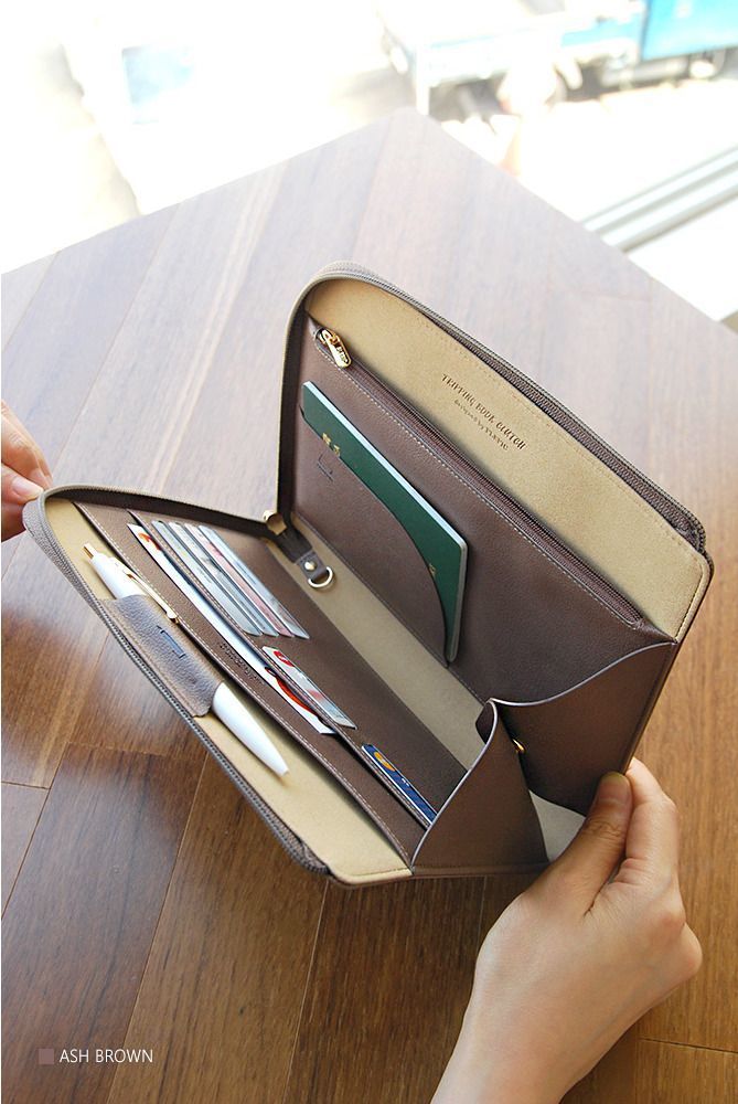 MochiThings: All-in-One Leather Book Clutch