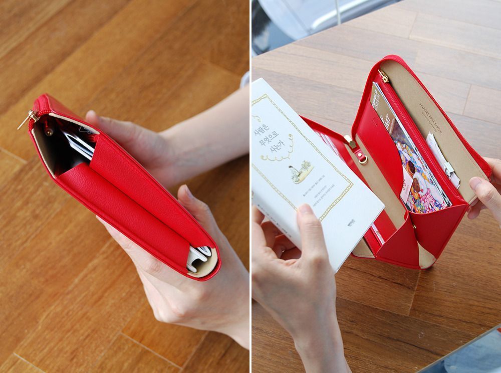 MochiThings: All-in-One Leather Book Clutch