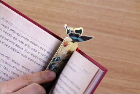 MochiThings: Butterfly Card Bookmark